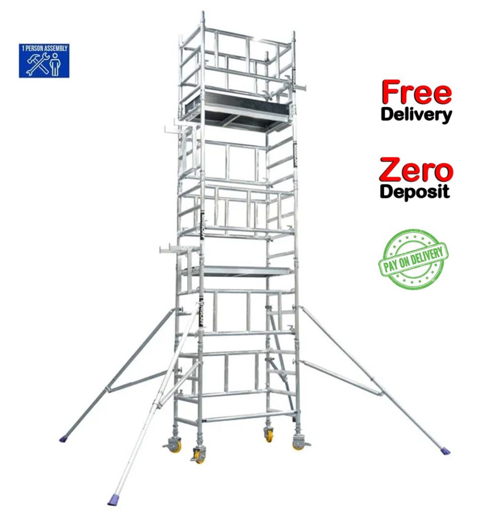 Miniscaff Solo Tower Hire - Compact & Easy Setup